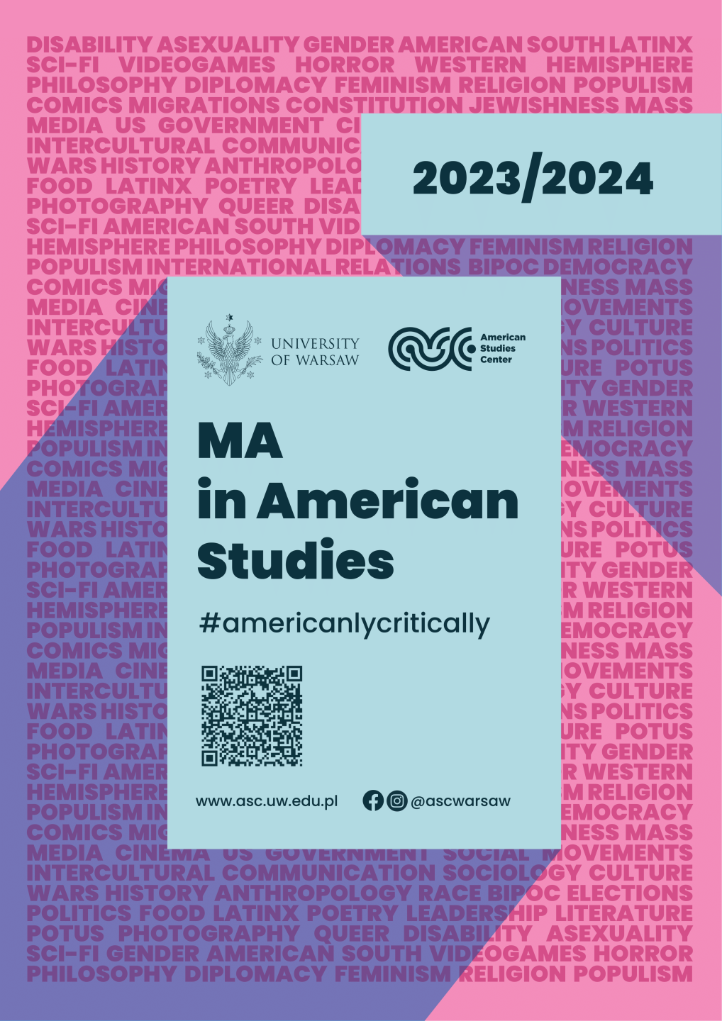 MA in American Studies | American Studies Center, University of Warsaw