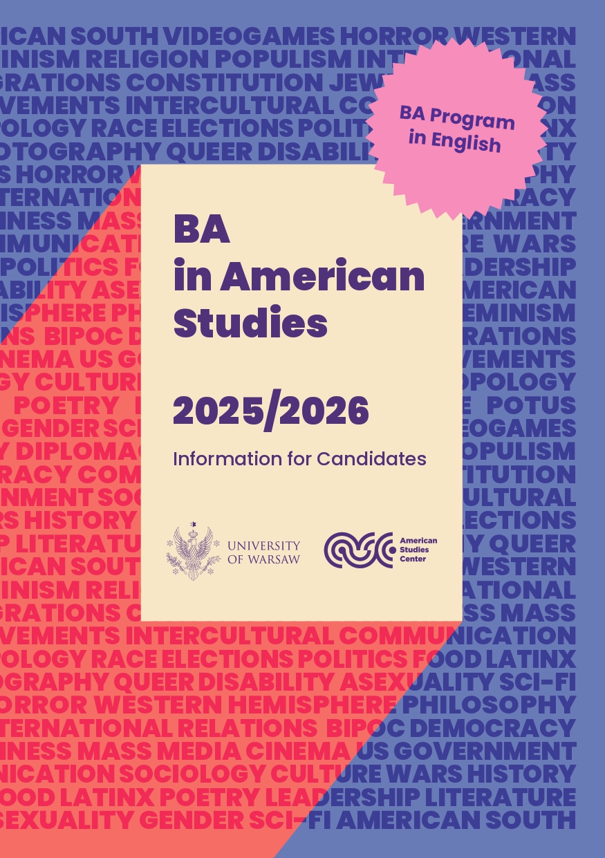 BA in American Studies | American Studies Center, University of Warsaw