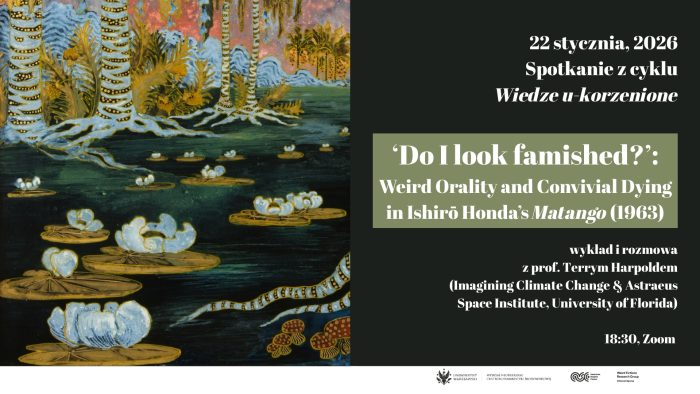 Jan 22: “‘Do I look famished?’: Weird Orality and Convivial Dying in ...