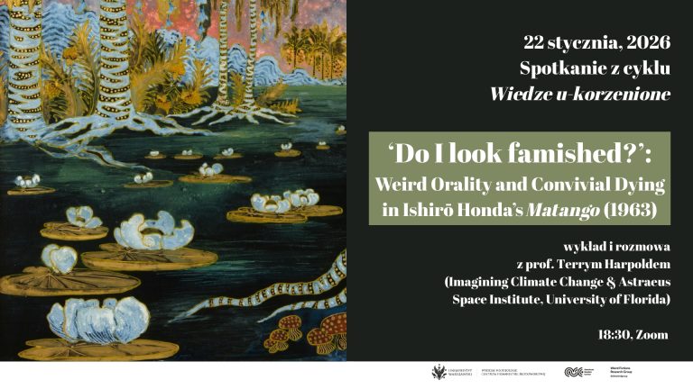 Jan 22: “‘Do I look famished?’: Weird Orality and Convivial Dying in ...